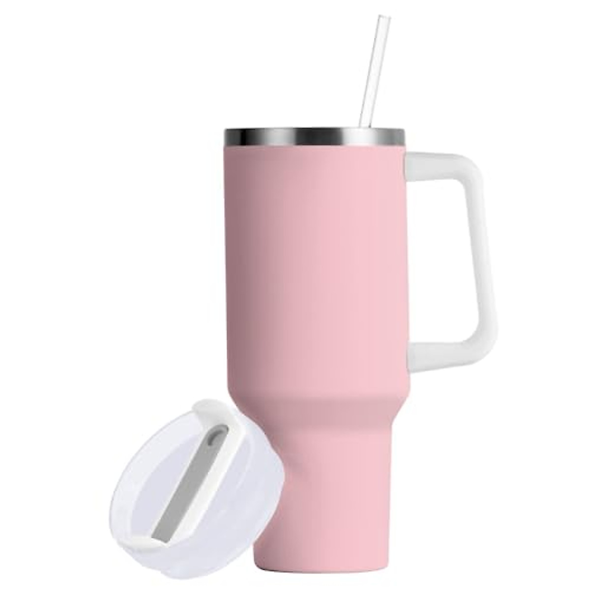 RPLIFE Gradient Pink Stainless Steel Bottle, Insulated Cups with Lids, Tumbler for Men