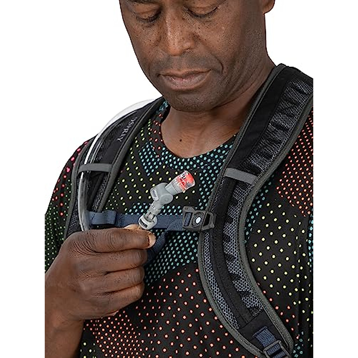 Osprey Syncro 12L Men's Hiking Backpack with Hydraulics Reservoir, Coal Grey, One Size