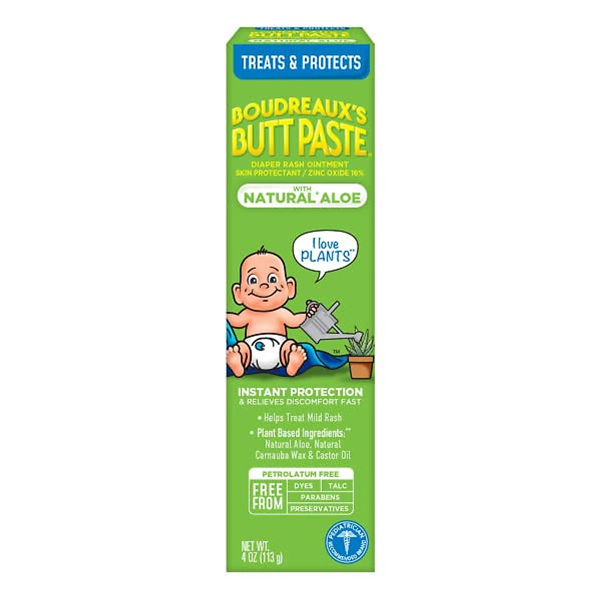 Boudreaux's All Natural Butt Paste 4 oz (Pack of 2)