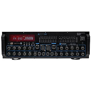 Technical Pro MM2000BT Powered Bluetooth Karaoke Mixer Amplifier Amp SD, USB