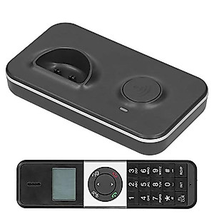 Cordless Desk Telephone for Home and Office Use, Cordless Phone System for Home or Small Business Digital Cordless Telephone Caller ID HandsFree Business Fixed Landline, 100‑240V