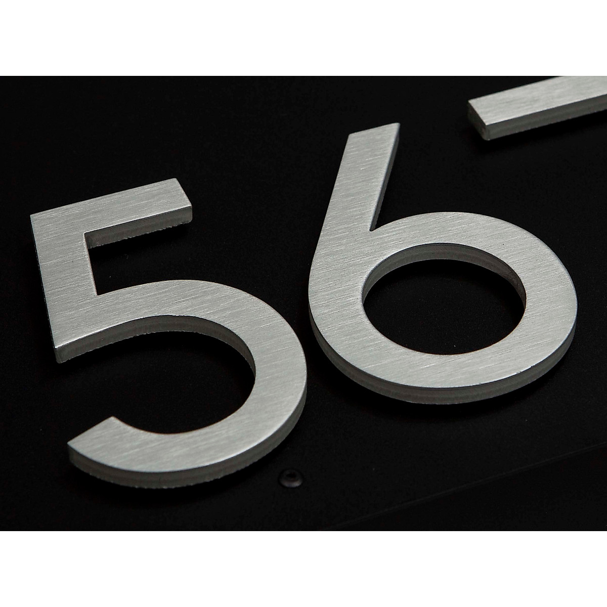 Rusty Design Modern Post-Mounted Mailbox with Personalized Address Numbers, Small Size #HC100 (with Four Address Numbers)