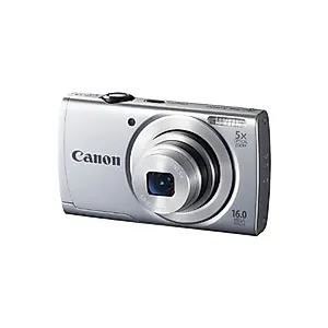 Canon PowerShot A2500 16MP Digital Camera with 5x Optical Image Stabilized Zoom with 2.7-Inch LCD (Silver) (OLD MODEL)