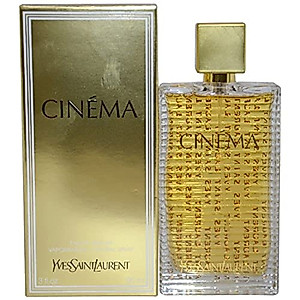 Yves Saint Laurent Cinema Eau De Parfum Spray for Women, 3 Ounce