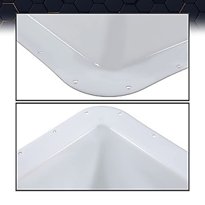 PIT66 Skylight Cover Compatible with RV Camper Food Truck 14" X 22" Camper Skylight Food Truck Skylight White