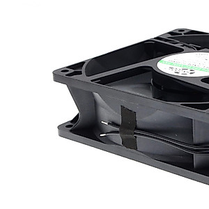 SXDOOL EC Motor Cooling Fan, 120mm Fan, 120mm 38mm AC 110V 115V 120V 220V 240V, Dual Ball Bearing 3000RPM Powerful