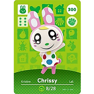Chrissy - Nintendo Animal Crossing Happy Home Designer Amiibo Card - 300