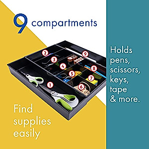 Dial Industries Expand-A-Drawer Desk Organizer Tray