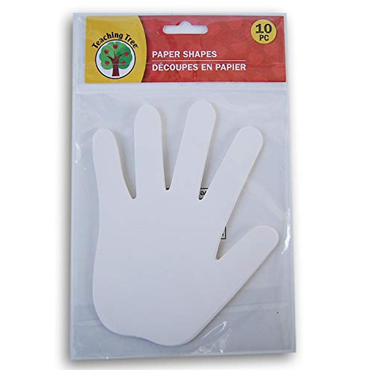 Teaching Tree Paper Shaped Decor Sheets - Hands - 10 Count