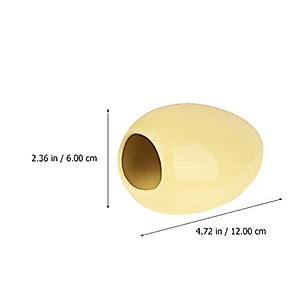 POPETPOP Guinea Pig Hamster Hideout Ceramic Cartoon Hamster House Chinchilla Mini Hut Small Pet Animals Hideout Cage House Summer Cool Hideout Guinea Pig Bedding