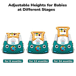 EINSTEM Sit to Stand Learning Baby Walker, Baby Toys 6 to 12, 12-18 Months, Toys for 1 Year Old Boys Girls, Toddler Gifts Remote Control Activity Center with Music, 3 in 1