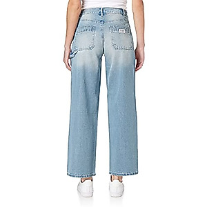 WallFlower Women's Carpenter Denim Low-Rise Insta Classic Juniors Jeans, Halsey, 17