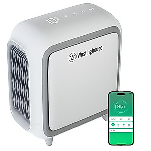 Westinghouse Smart Air Purifier for Home | Medium Room 505 square feet | HEPA Filter plus Patented NCCO Technology | 4-Stage Medical-Grade Filtration | Smart Wi-Fi | Kills, sanitizes and removes bacteria, Pet Dander, Dust, Wildfire Smoke, Odor, Pollen | W
