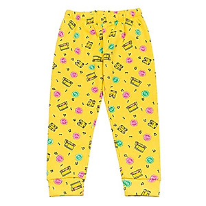 CoComelon JJ Infant Baby Girls Fleece Pullover Hoodie Pants Set White/Yellow 18 Months