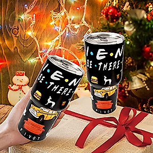 Friends 30 oz Stainless Steel Tumbler with Lids,Friends TV Show Gifts,Friends TV Show Merchandise,Friends Coffee Mugs 30oz Double Walled Insulated Tumbler Travel Coffee Cup Keeps Drinks Cold & Hot
