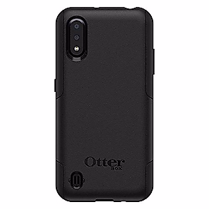 OtterBox Samsung Galaxy A01 Commuter Series Lite Case - BLACK, slim & tough, pocket-friendly, with open access to ports and speakers (no port covers),