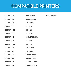 LD Products Remanufactured Ink Cartridge Replacement for HP 20 C6614DN (Black, 4-Pack) Compatible with P2100U P2200 P2300U P2500 P2600 DeskJet 610 610C 610CL 612 612C 630 630C 632 632C