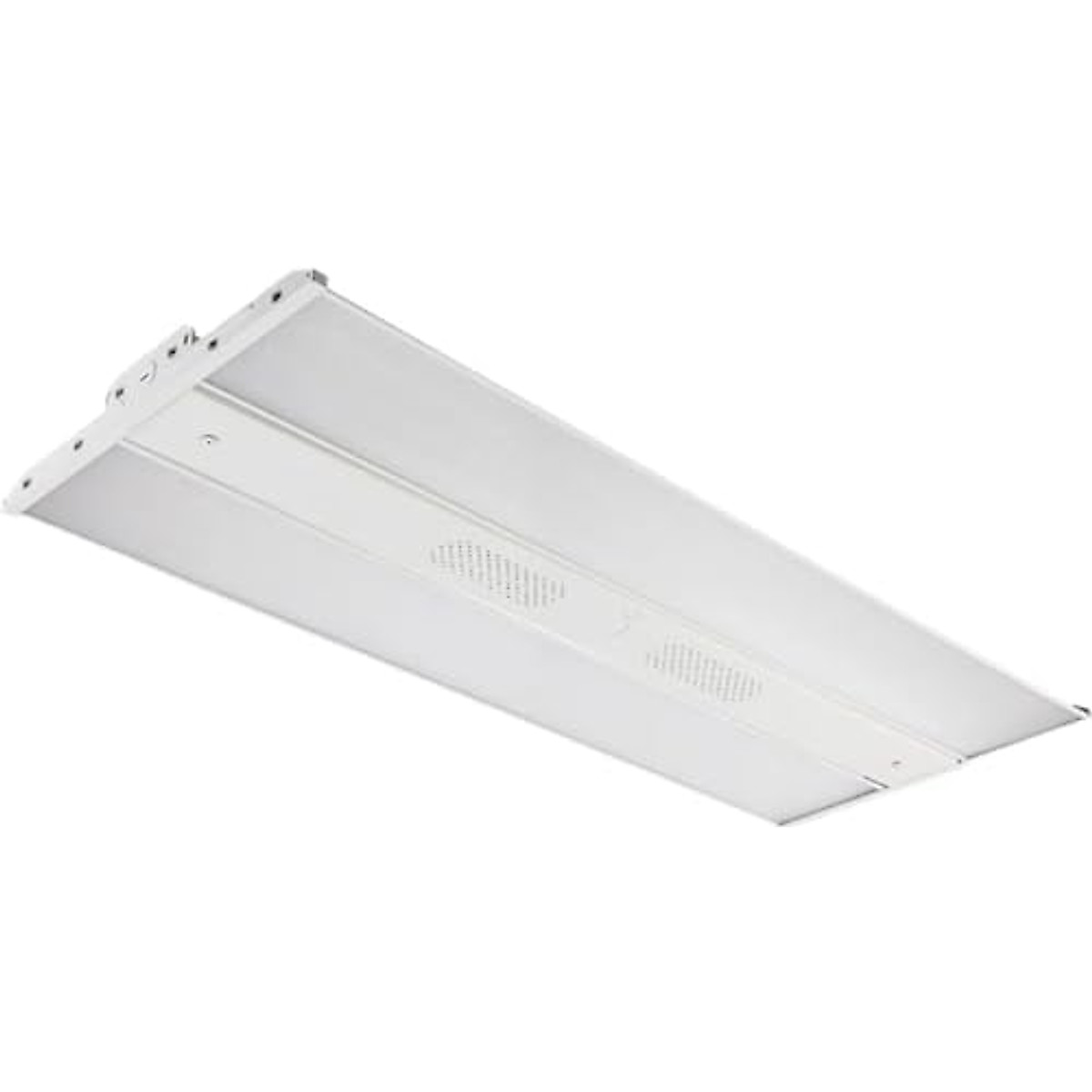 E2 LIGHTING Linear High Bay LED Shop Lights, 2x4 with Motion Sensor & Emergency Battery Backup, 2 Pack 220W LED High Bay Lights for Warehouse & Shop, 5000K High Bay Lights