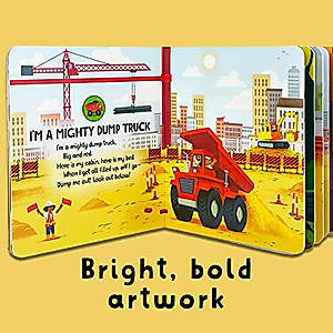 Let's Sing Construction Songs 6-Button Children's Song Board Book