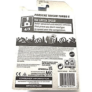 DieCast Hotwheels Porsche Taycan Turbo S - HW Green Speed 4/5 [Maroon] 208/250