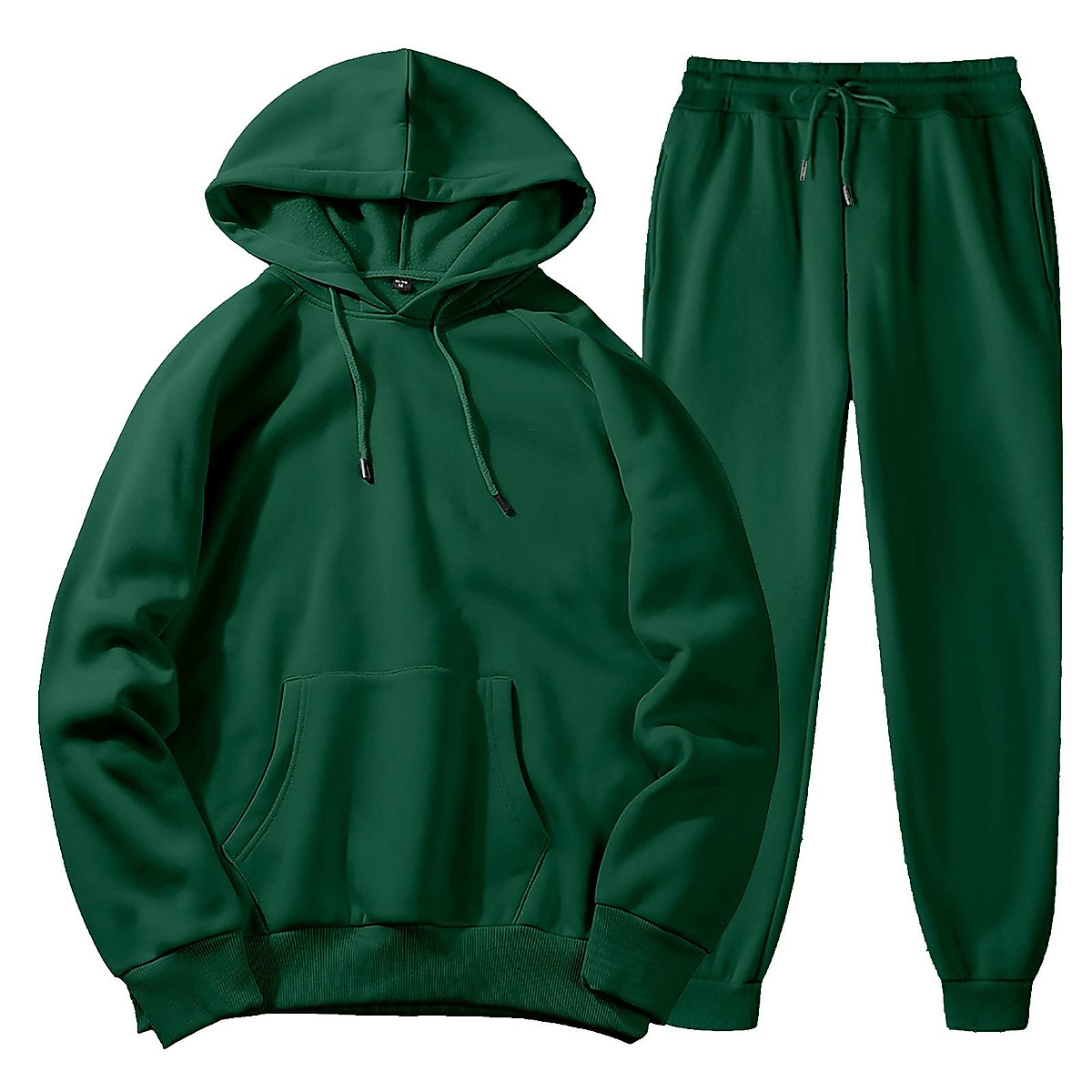 JMMSlmax Unisex 2 PC Sweatsuit Set Jogger Sweatpants Men Women Oversized Long Sleeve Hoodie Pullover Sweatshirt Tracksuit