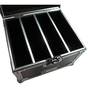 Harmony Audio Cases HC4SLIMPAR64 Light Flight Road Case Compatible with Chauvet SlimPAR 64 x 4