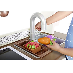 Little Tikes First Market Kitchen Pretend Play Kitchen w/Over 20 Accessories