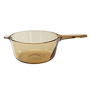 Corning Vision Amber 2.5L Covered Sauce Pan with Lid