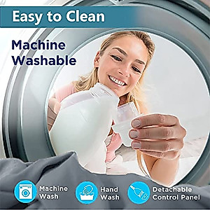 NARBOR Soft Fleece Throw Blanket - Fluffy Microfiber Solid Blankets for Bed and Couch Double/Single Size - 59X79Inch Beach Wooden Stairs Printed Flannel Blanket for Bed, Couch and Sofa