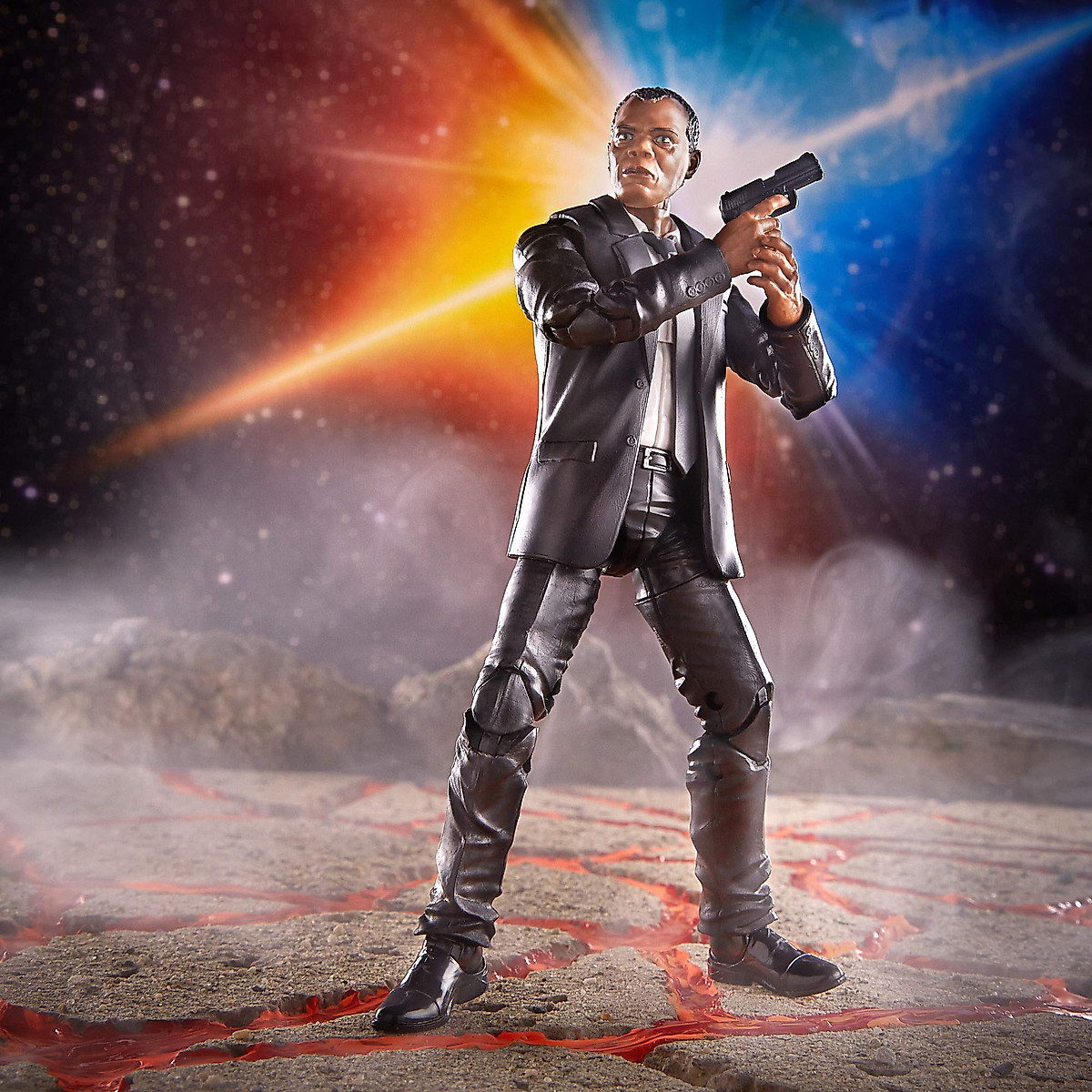 Marvel Captain Marvel 6-inch Legends Nick Fury Figure for Collectors, Kids, & Fans