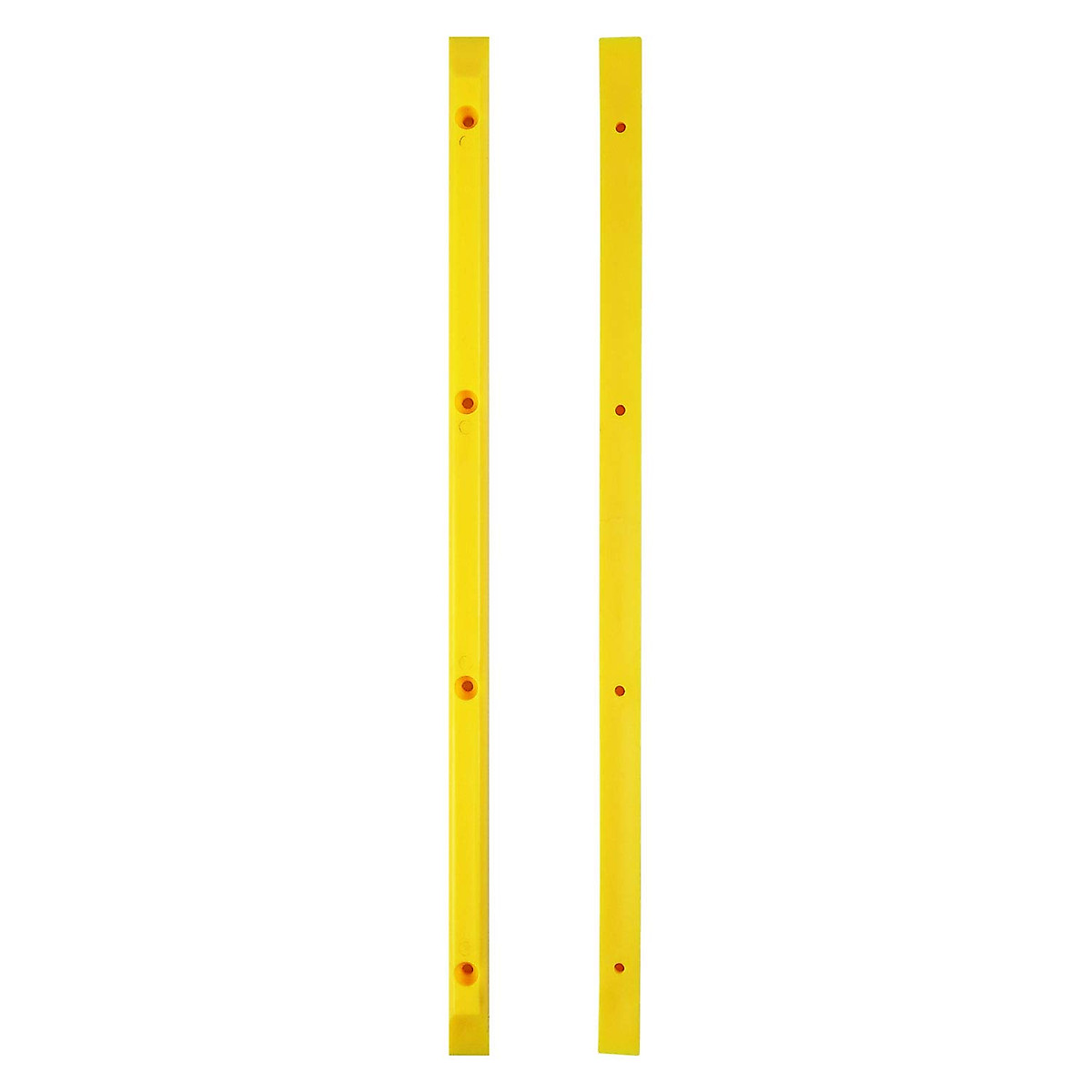 Yellow Skateboard Rails Old School Plastic with Mounting Screws by Black Diamond