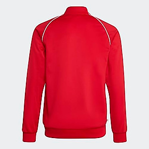 adidas Kids' Adicolor Superstar Track Jacket, Better Scarlet, Medium