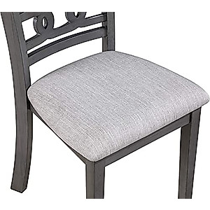New Classic Furniture Gia Dining Chairs, Set of 2, Gray