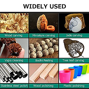 Electric Mini Drill Grinder, Mini Drill Set Grinder Kit, Adjustable Speed Polishing Engraving Grinding Pen Tool Kit, Low Noise, for Grinding, Polishing, Drilling