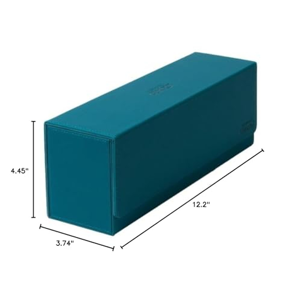 Ultimate Guard Arkhive 400+, Deck Case for 400 Double-Sleeved TCG Cards, Petrol, Compatible with Boulders, Magnetic Closure & Microfiber Inner Lining