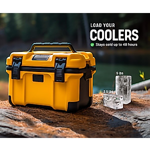 Alaskey® Extra Large Ice Block Mold (Single) - Shape 2.5 lbs Ice Bricks - Professional Silicone Mold for Crafting Giant Ice Cubes, Ideal for Revitalizing Ice Baths, Coolers, and Bartender Accessories