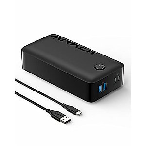 Anker Portable Charger, 347 Power Bank (PowerCore 40K), 40,000mAh 30W Battery Pack with USB-C High-Speed Charging, for MacBook, iPhone, Samsung Galaxy, iPad, and More