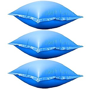 SWIMLINE HYDROTOOLS Air Pillow For Above Ground Pools Cover Winterizing 3-Pack | 4 x 4 ft Cushion Swimming Pool Closing Winter Kit | Cold Resistant Ice Equalizer Thick Pillows Accessories | 1144 ACC44