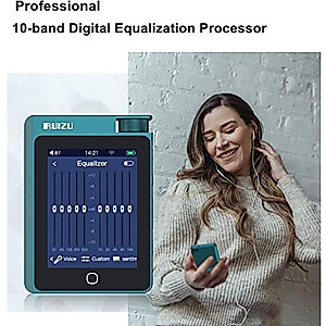 RUIZU 64GB HiFi Lossless MP3 Player with Bluetooth 5.0, DSD High Resolution Digital Audio Player, High-Res Portable Music Player with 2.8 inch Full Touch Screen, Support up to 512GB Micro SD Card