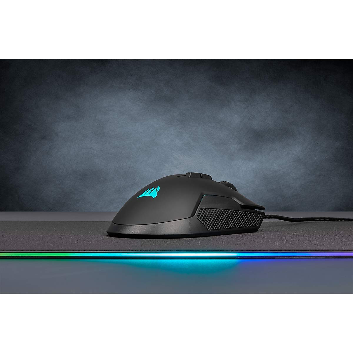 Corsair Glaive PRO - RGB Gaming Mouse - Comfortable & Ergonomic - Interchangeable Grips - 18,000 DPI Optical Sensor - Black