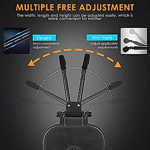 Universal Stroller Board Buggy Board with Detachable Seat, Stroller Glider Board Suitable for Most Brands of Strollers, Stroller Standing Board, Holds Children Up to 55lbs (Black)