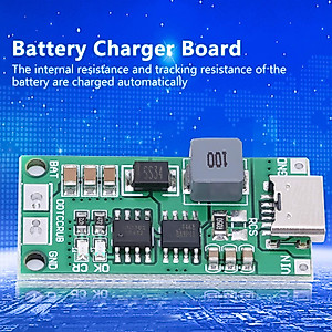 Walfront DDTCCRUB Battery Charger Module 2S‑2A Li‑ion Battery Charger Board Step Up Boost Battery Charger Module