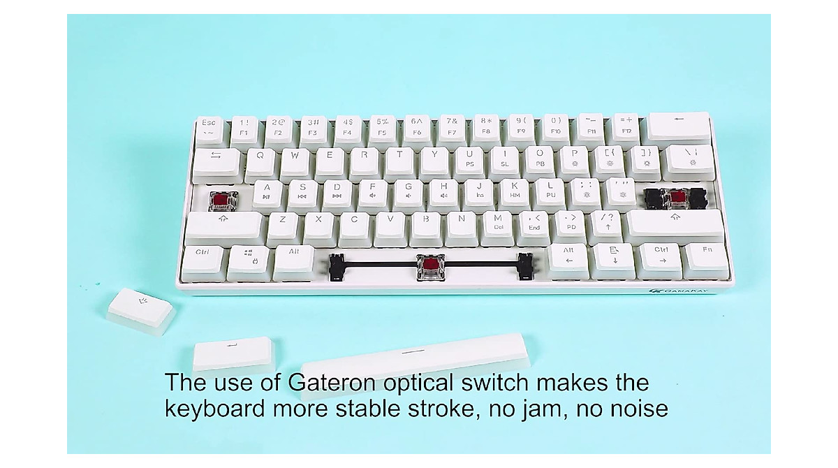 GK GAMAKAY MK61 RGB Gaming Keyboard: Hot-Swap & Compact