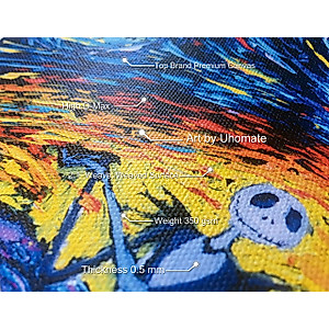 Uhomate Jack Sally Jack and Sally Nightmare Before Christmas Vincent Van Gogh Starry Night Posters Home Canvas Wall Art Nursery Decor Living Room Wall Decor A005 (8X10)