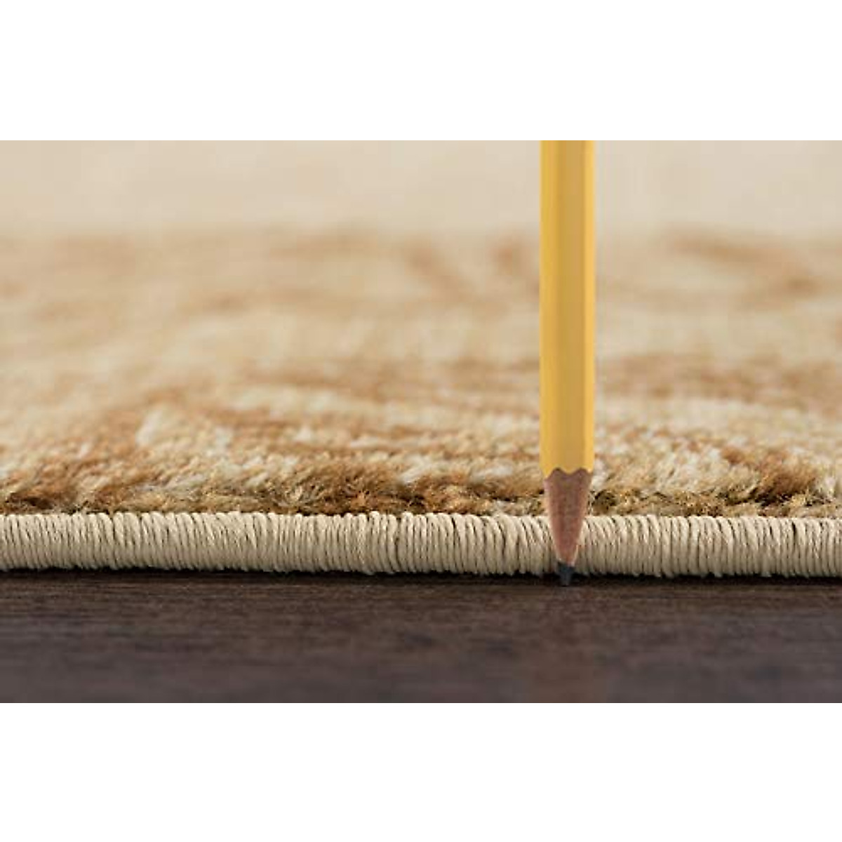 Tayse Sedona Beige 3 Piece Area Rug Set for Home, Room, and Decor - Transitional, Floral