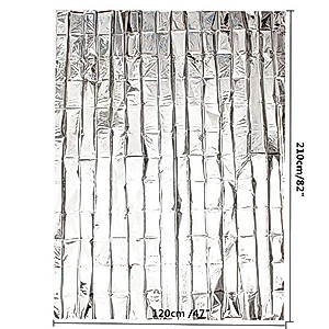 2Pc Plant Reflective Film,82 x 47 inch Silver Plant Reflective Film Garden Grow Light Accessories Greenhouse Reflective Covering Sheets