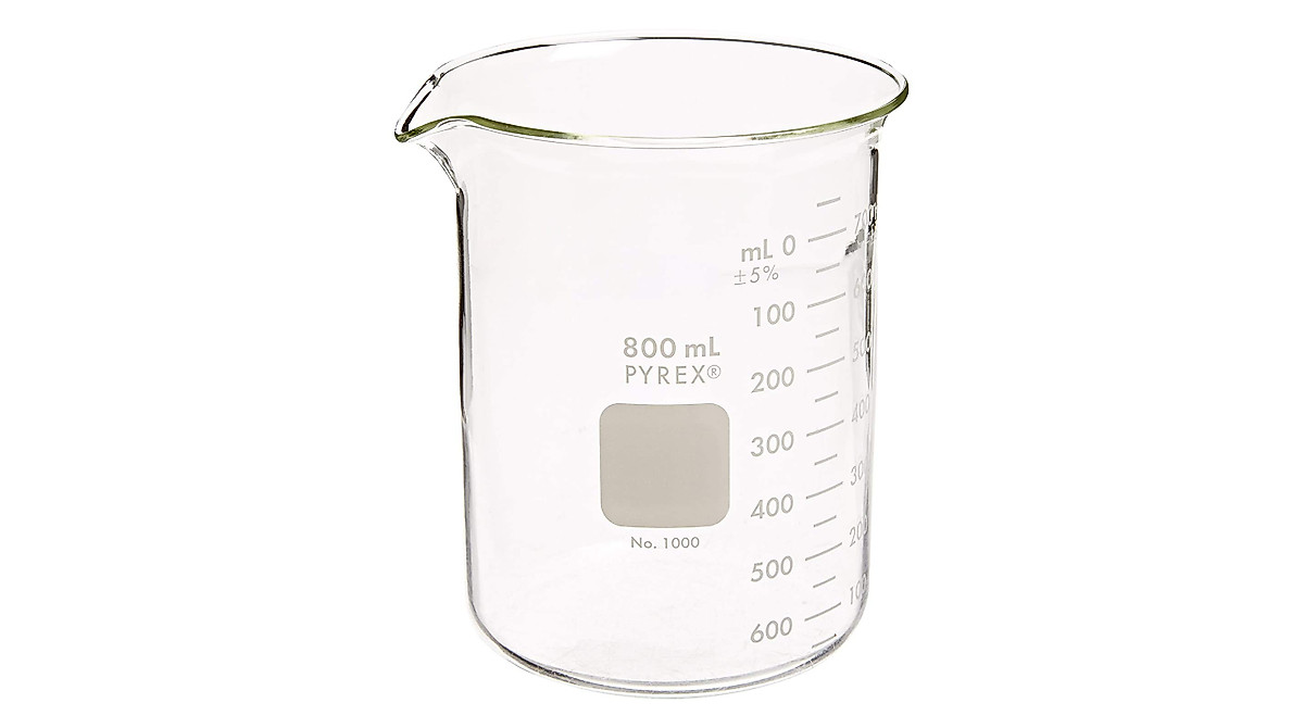 Pyrex Griffin 800mL Beaker Pack - Graduated Laboratory Glassware