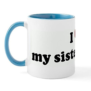 CafePress I Love My Sister In Law Mug Ceramic Coffee Mug, Tea Cup 11 oz