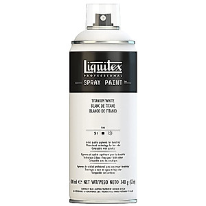 Liquitex Professional Spray Paint, 12-oz (400ml), Titanium White