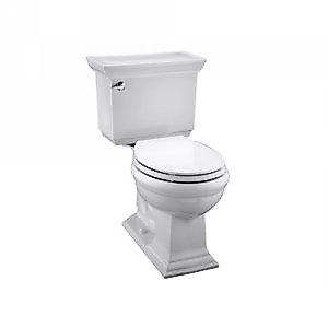 Kohler K-4434-0 Memoirs 1.28 Gallons Per Flush Toilet Tank with Stately Design, White